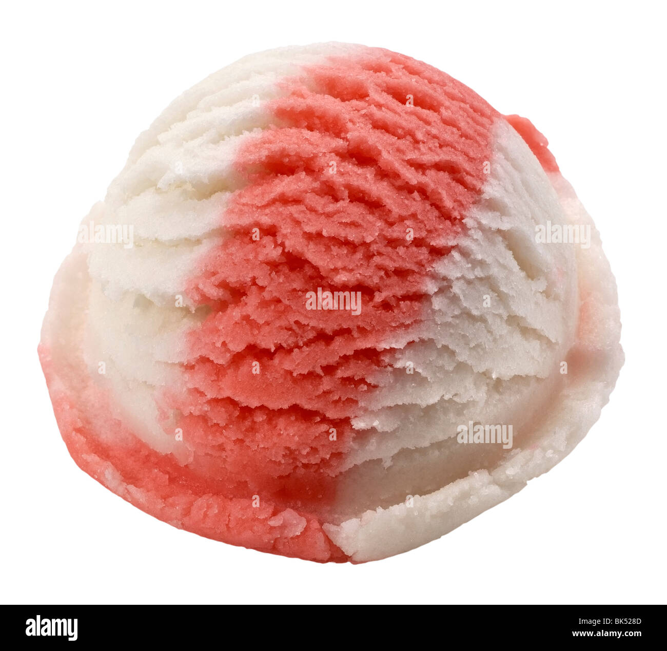 Vanilla and strawberry ice cream Stock Photo - Alamy