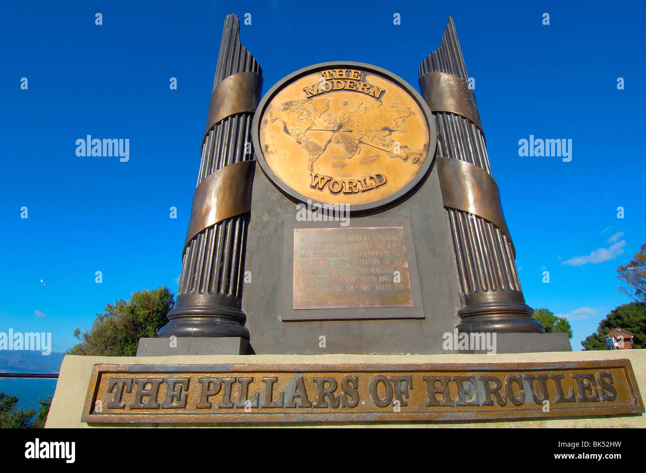 The pillars of hercules monument hi-res stock photography and images ...