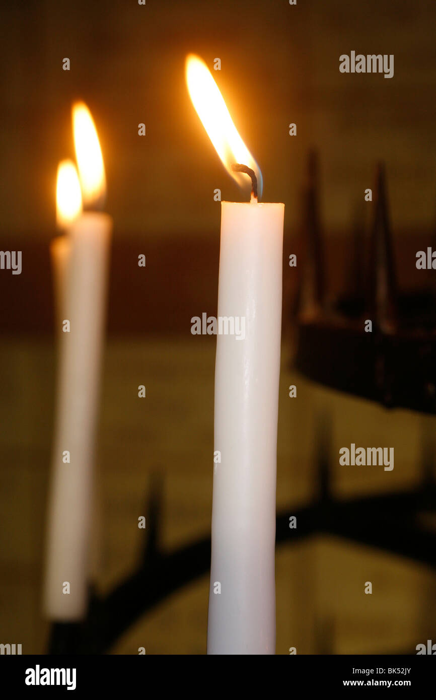 Candles, Lyon, Rhone, France, Europe Stock Photo - Alamy