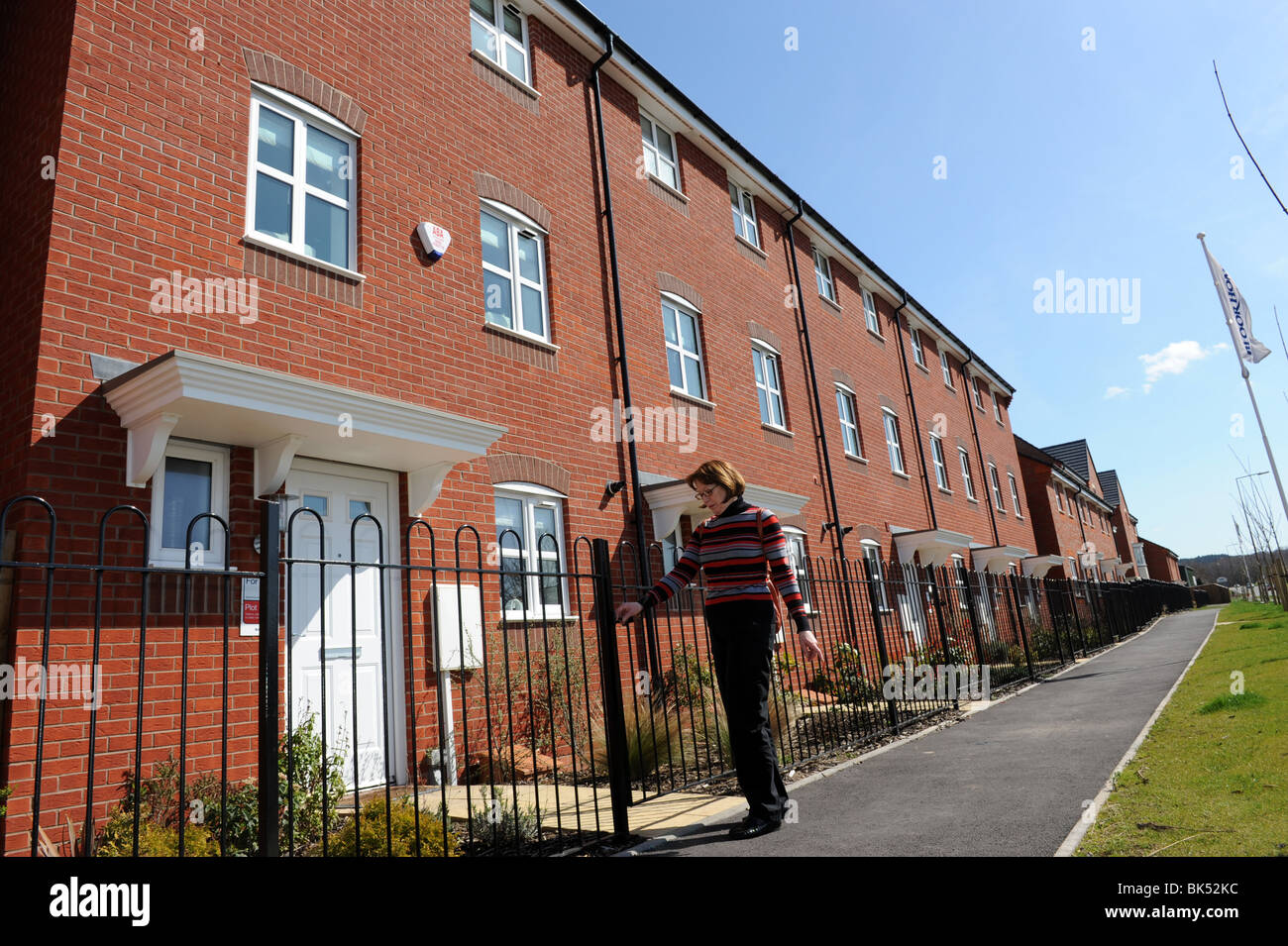 Modern terraced house hi-res stock photography and images - Alamy