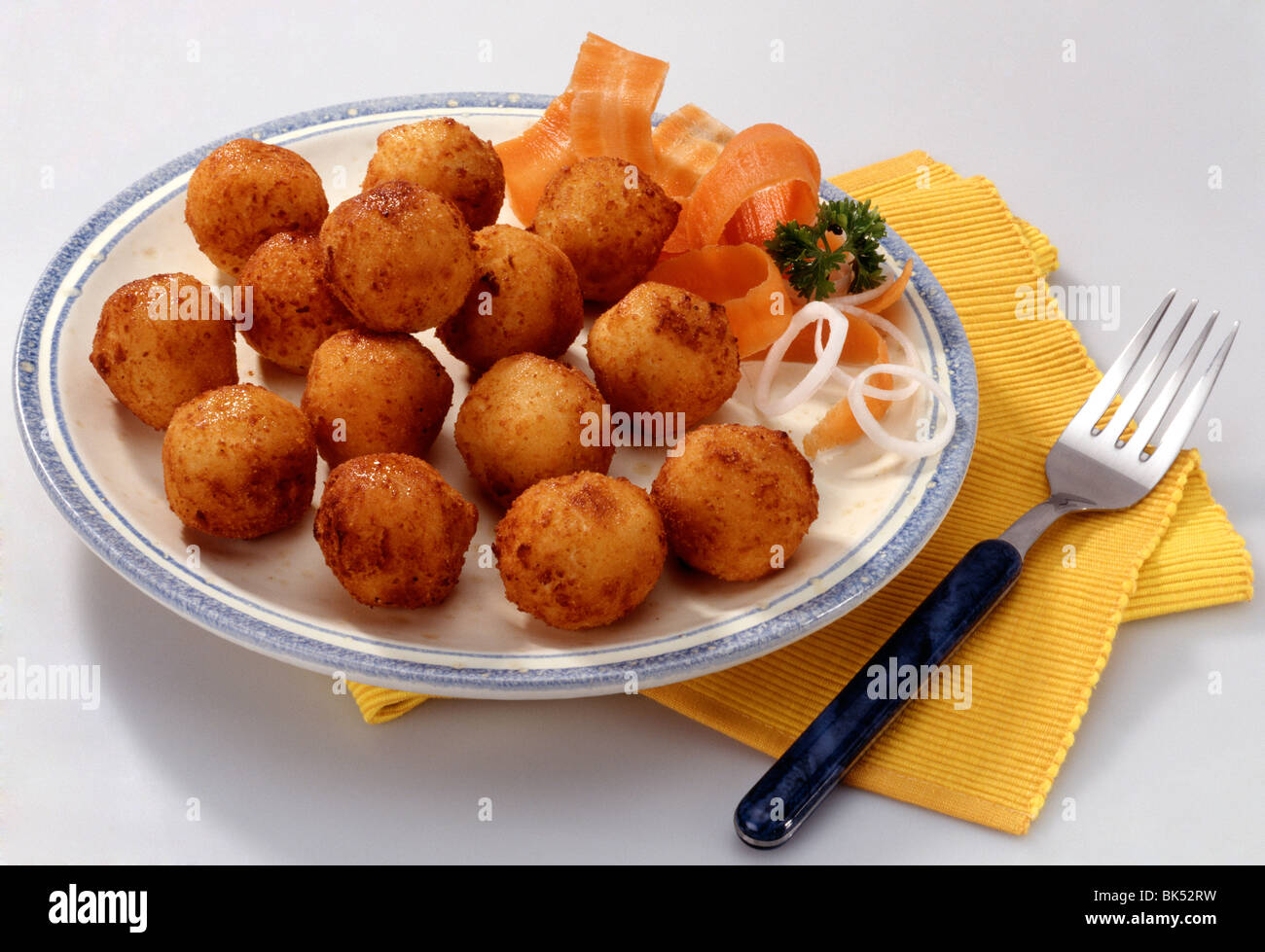 Fried cheese balls Stock Photo - Alamy