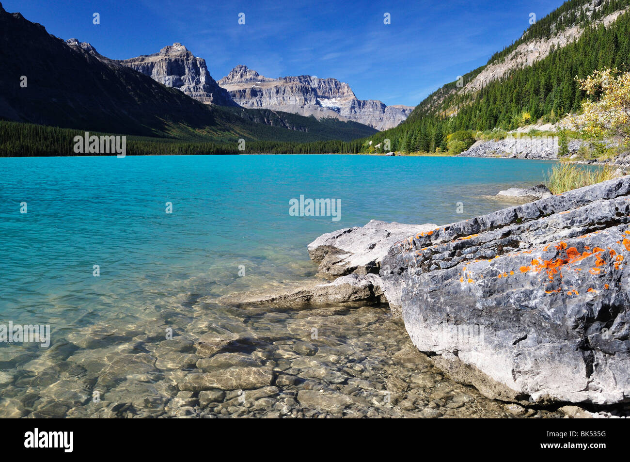 Waterfowl Lake, Banff National Park, Alberta, Canada Stock Photo - Alamy