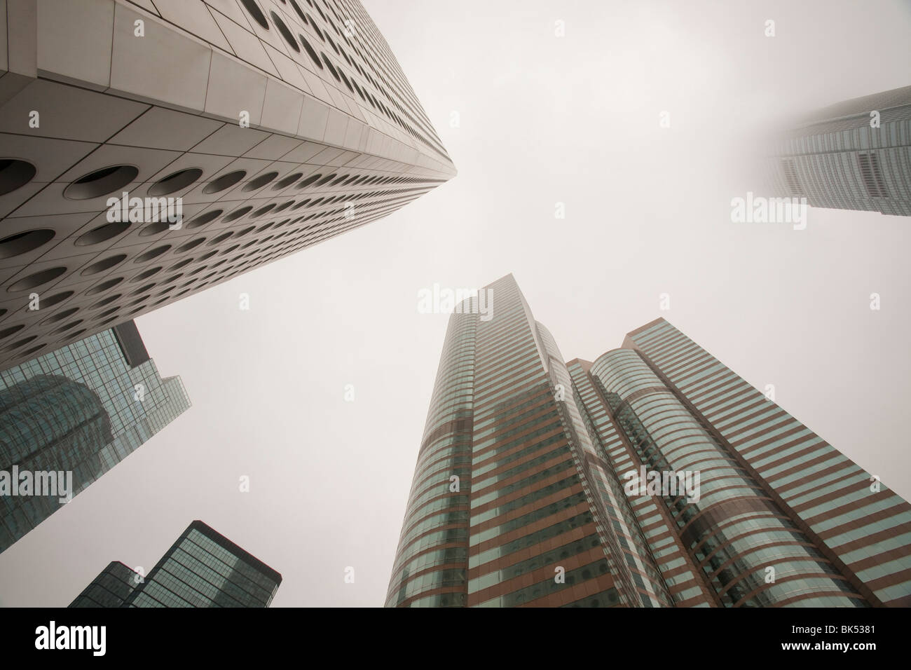 Hong kong china tall glass hi-res stock photography and images - Alamy