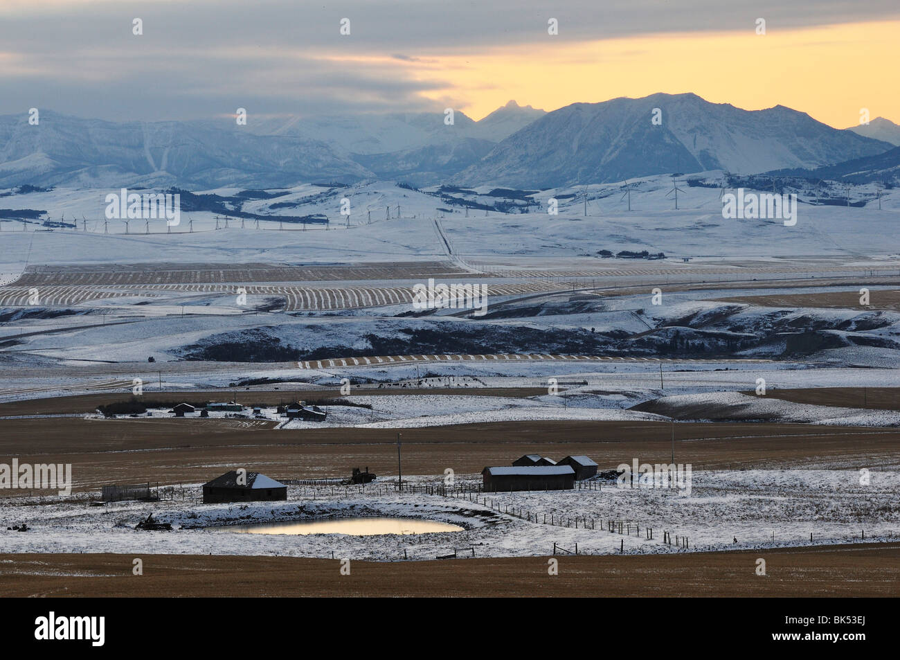 Prairie Near Pincher Creek, Alberta, Canada Stock Photo - Alamy