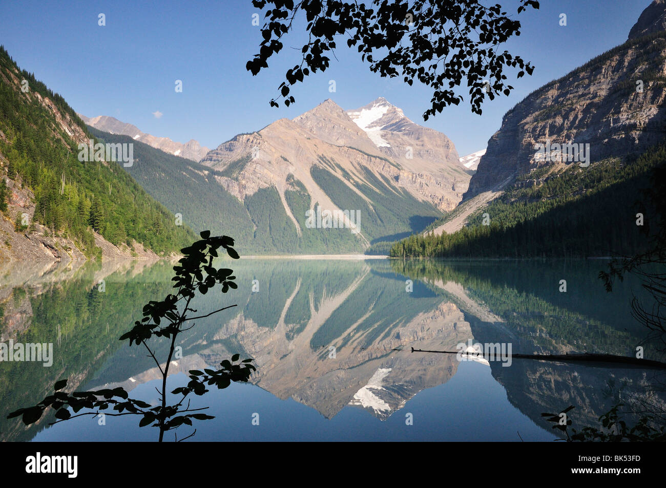 Kinney Lake and Whitehorn Mountain, Mount Robson Provincial Park ...