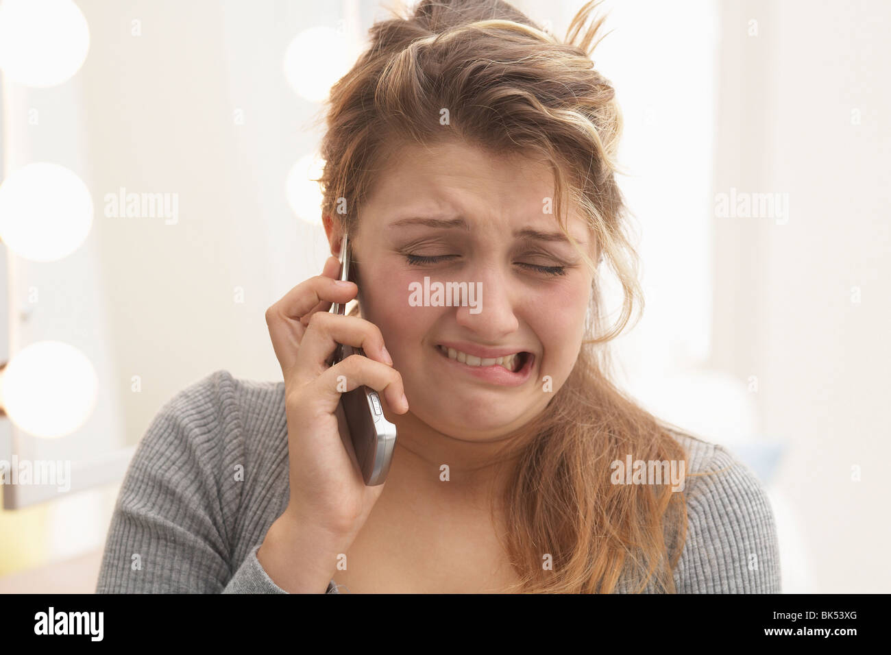 Paranoid person people talking hi-res stock photography and images - Alamy