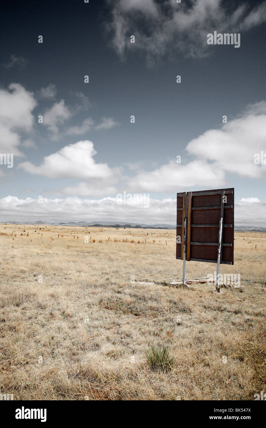 Back of Sign, Marfa, Texas, USA Stock Photo - Alamy