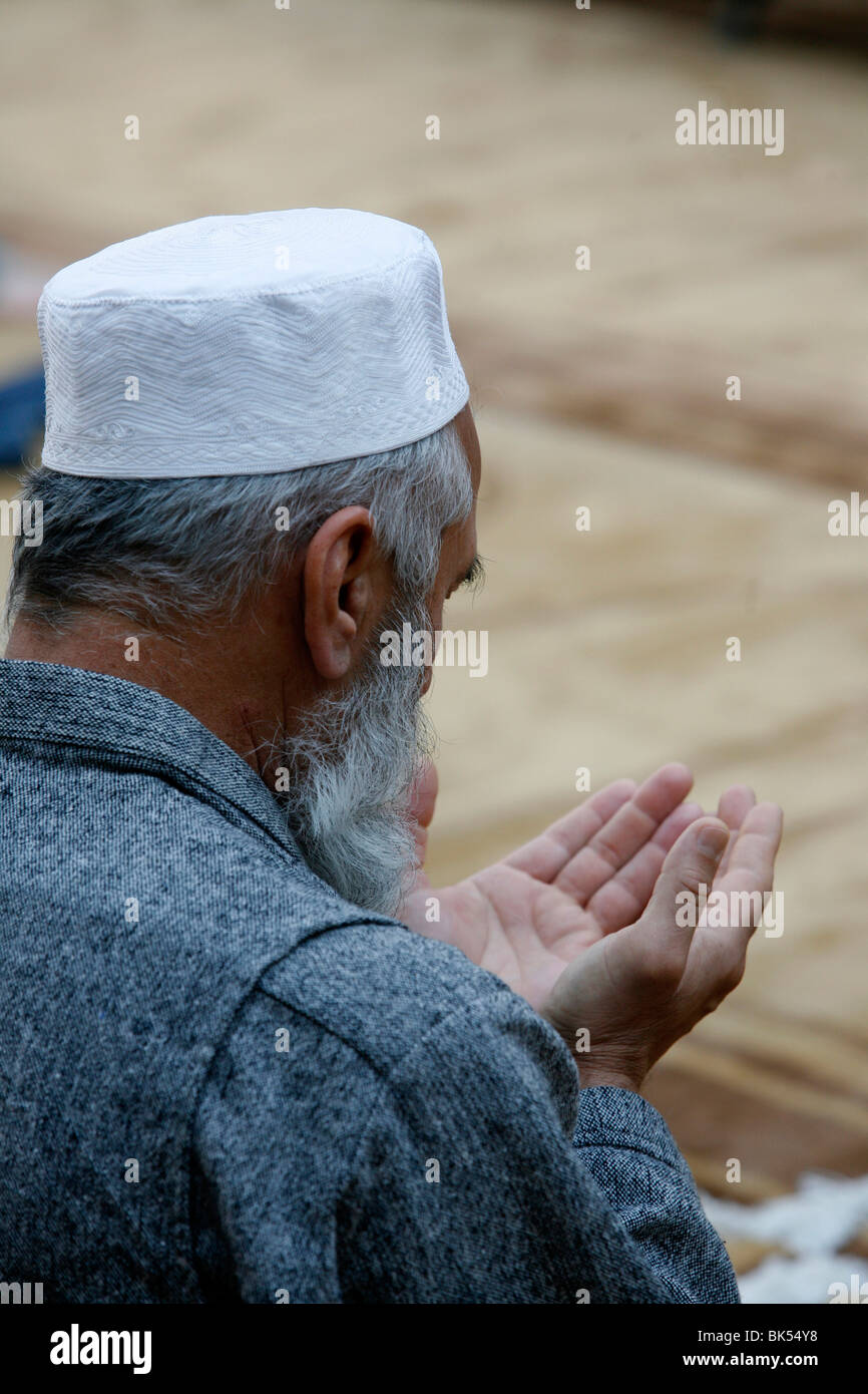 Muslim praying, Geneva, Switzerland, Europe Stock Photo - Alamy