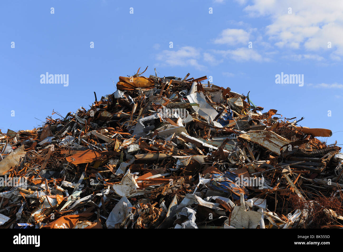 Scrap Metal Pile, Bavaria, Germany Stock Photo - Alamy