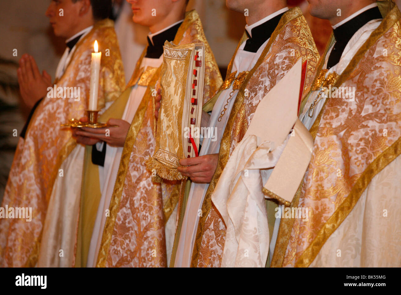 Traditionalist Mass, Versailles, Yvelines, France, Europe Stock Photo ...