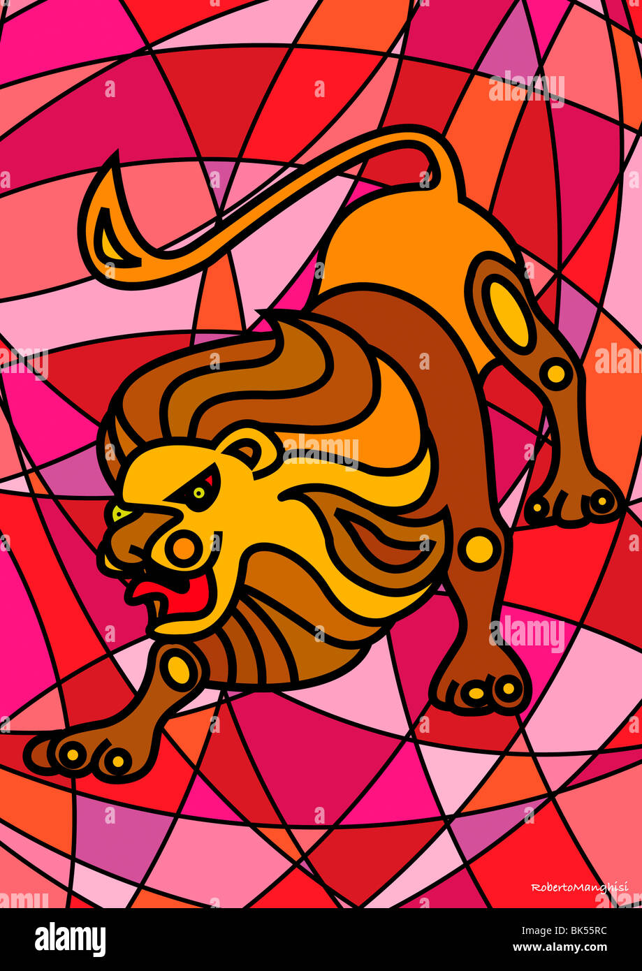 Leo Pattern High Resolution Stock Photography and Images - Alamy