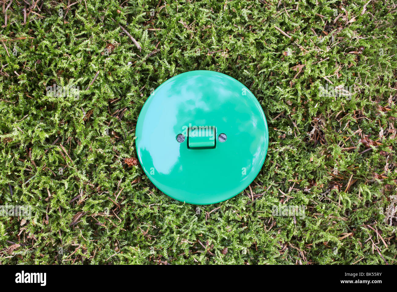Light Switch in Grass Stock Photo - Alamy