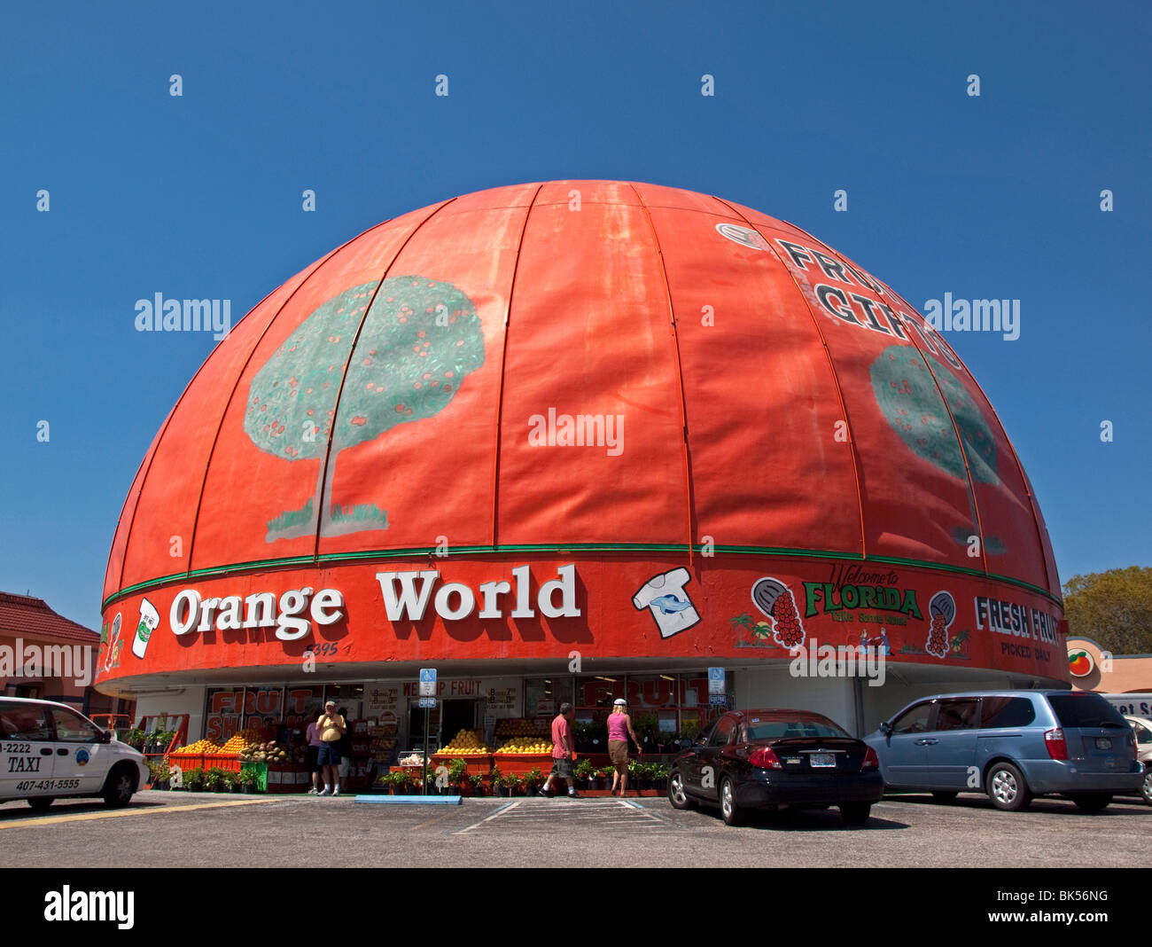 The World's largest Orange in Kissimmee was handcrafted from foam in ...