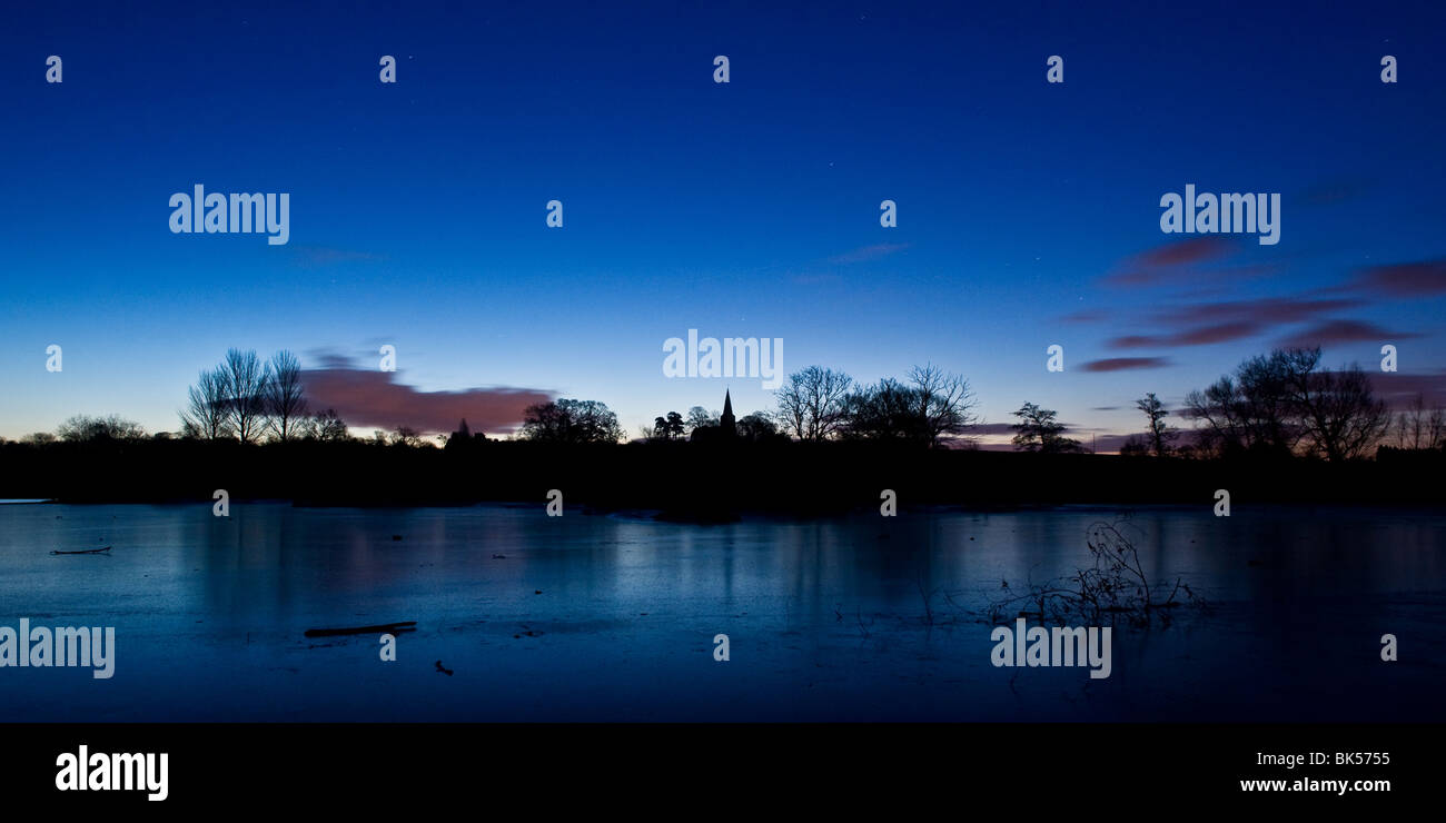 Dawn at Harrold and Odell Country Park, Bedfordshire Stock Photo - Alamy