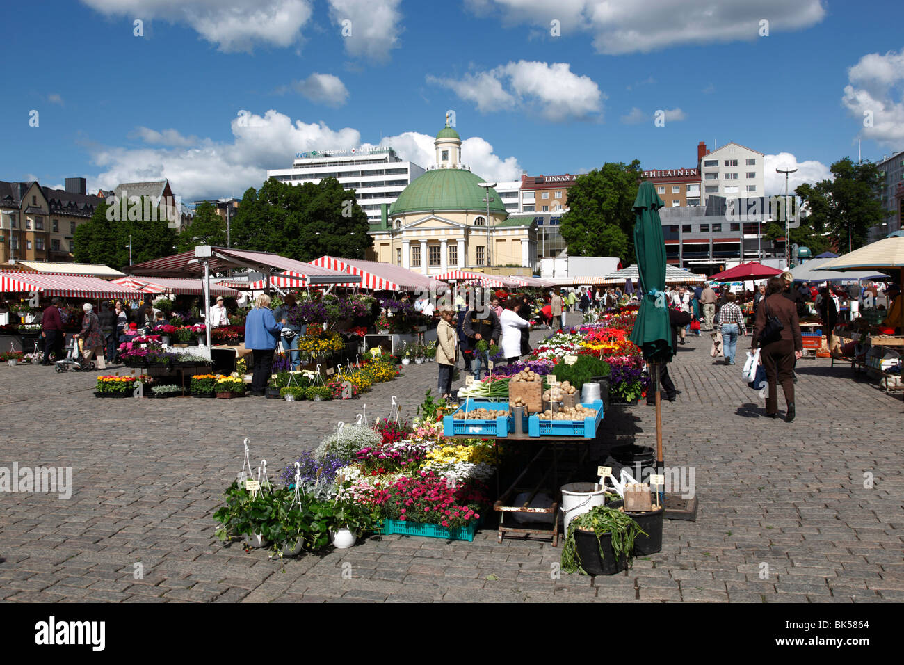 Turku market square hi-res stock photography and images - Alamy
