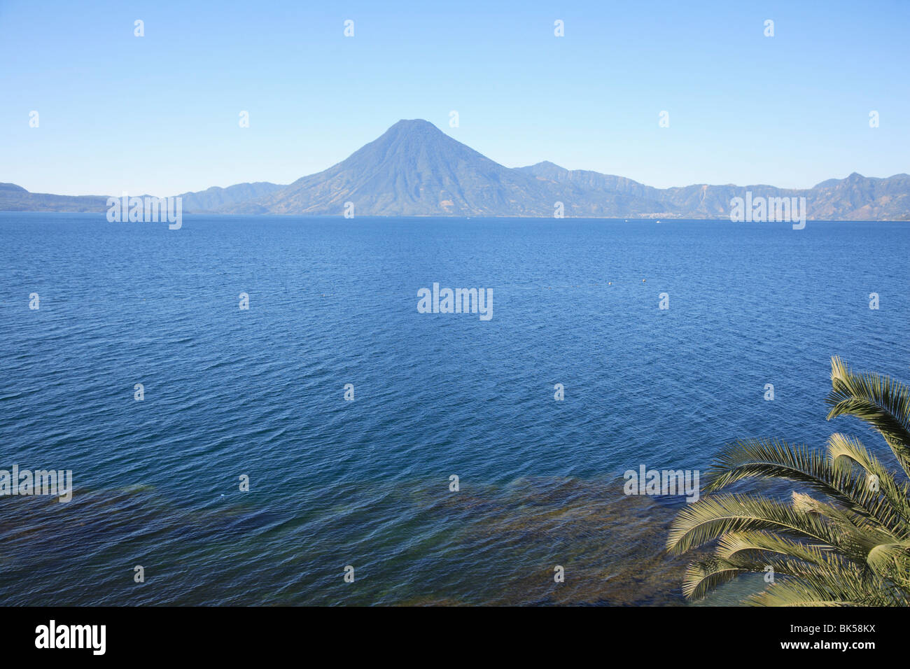 Volcano, Lake Atitlan, Guatemala, Central America Stock Photo - Alamy