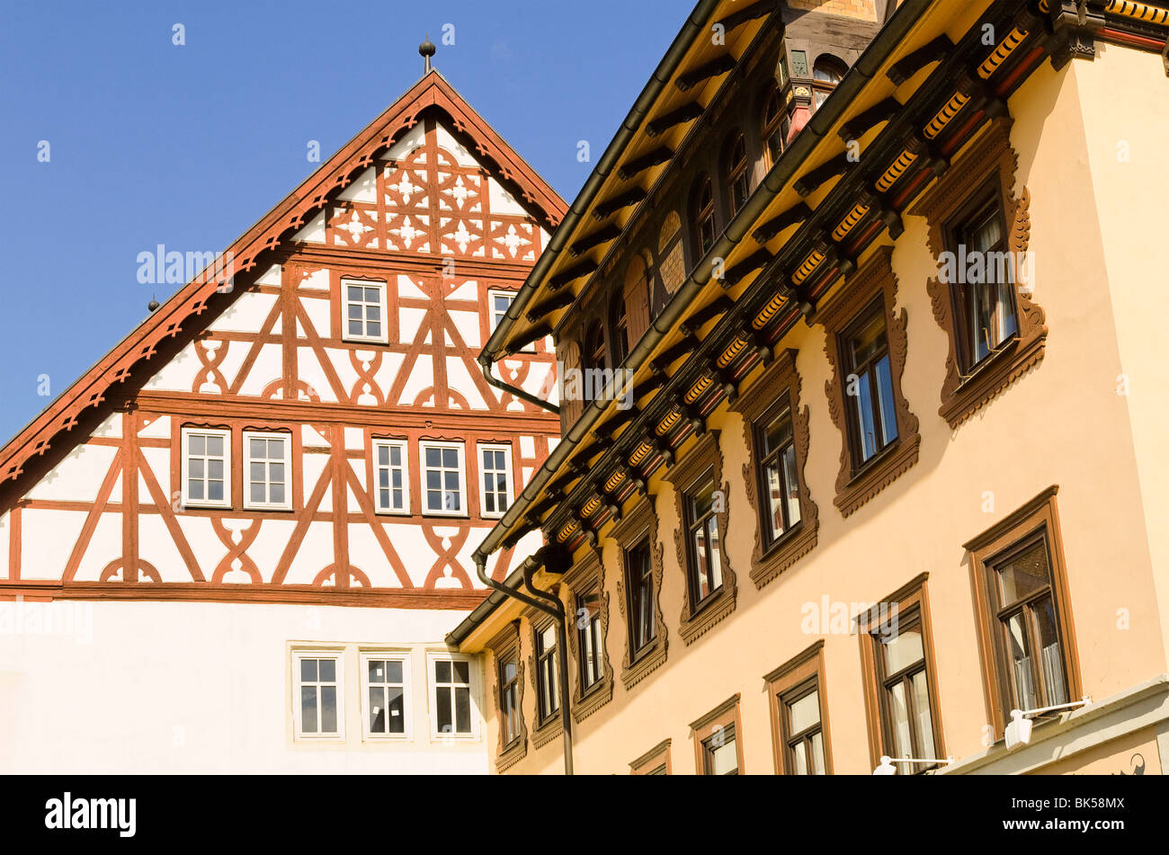 Historical city of Meiningen Stock Photo - Alamy