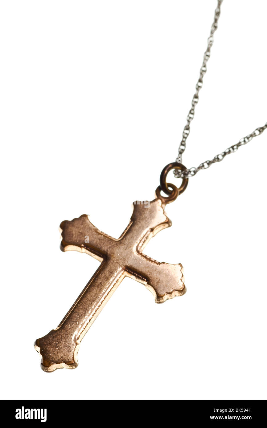 Antique Irish Cross isolated on white background Stock Photo - Alamy