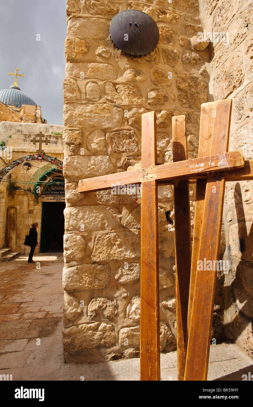 Stations of the Cross on Via Dolorosa, Old City, Jerusalem, Israel ...