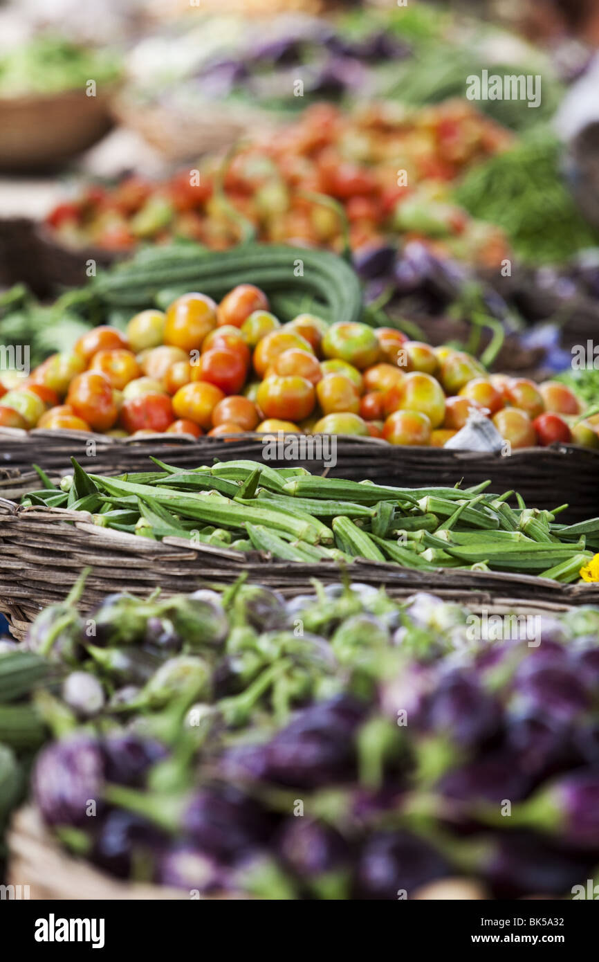 Indian market produce Stock Photo - Alamy