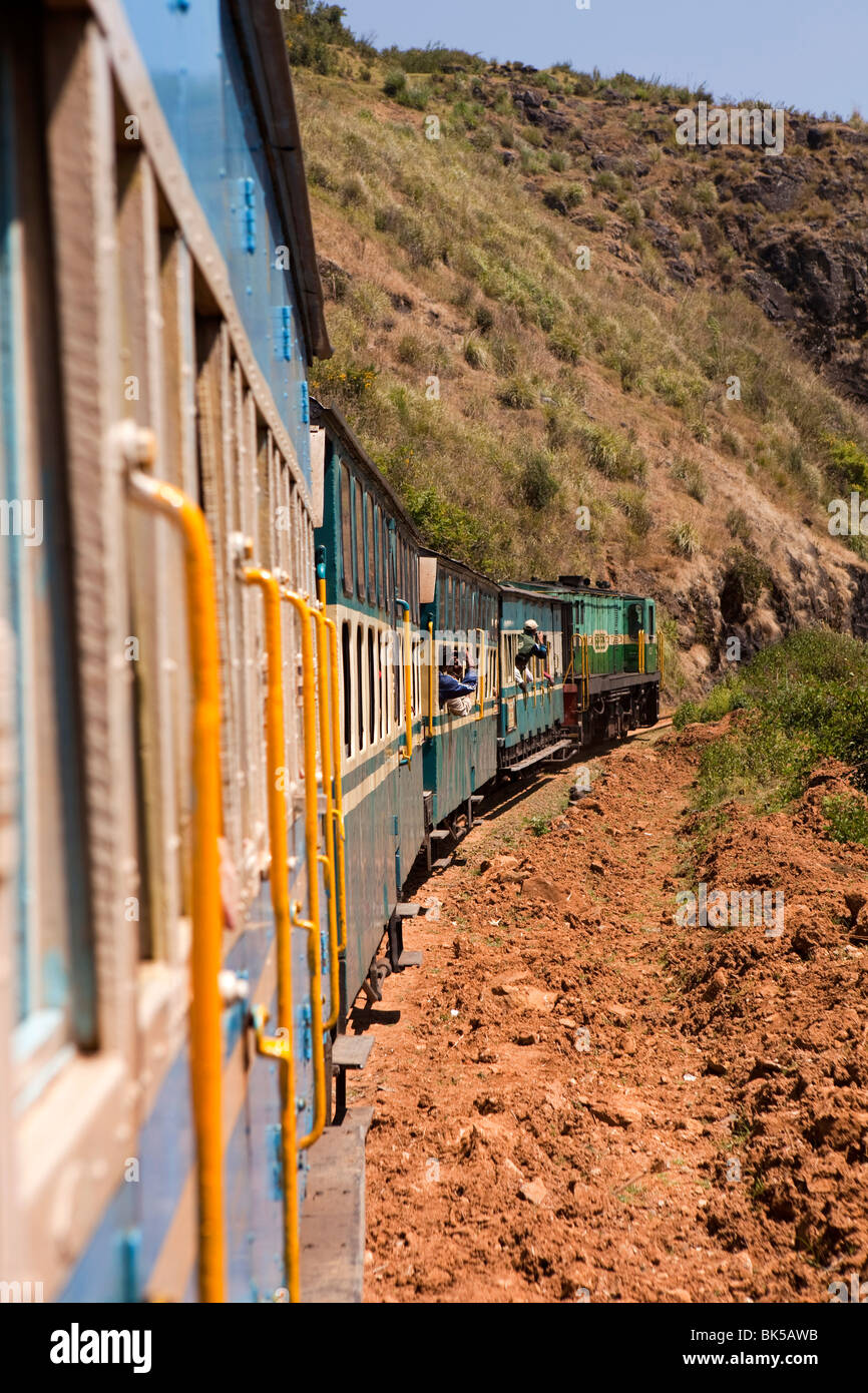 India, Tamil Nadu, Udhagamandalam (Ooty), Nilgiri Mountain Railway rack ...