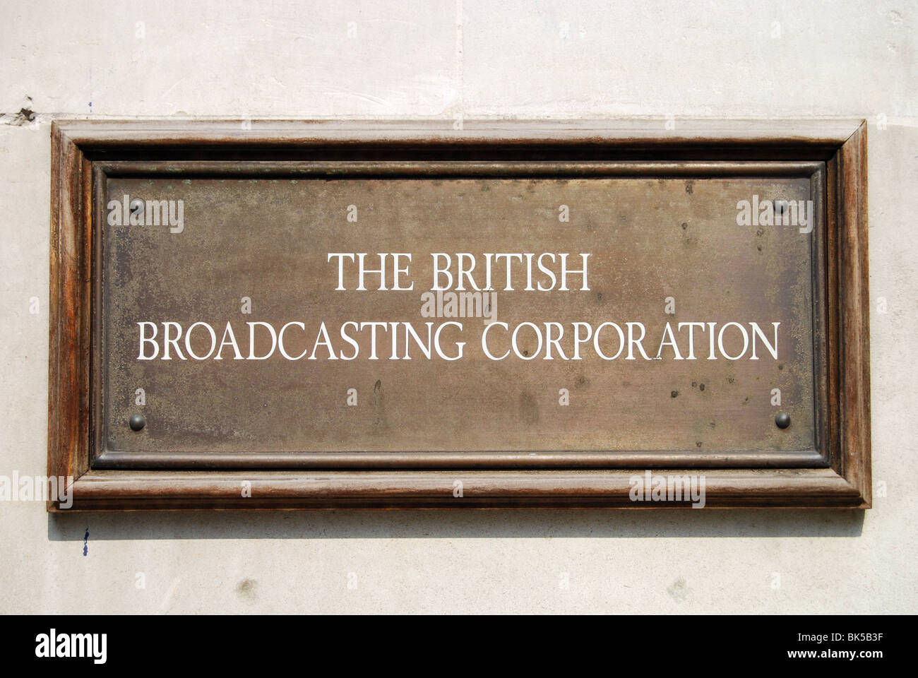 Bbc sign art deco hi-res stock photography and images - Alamy