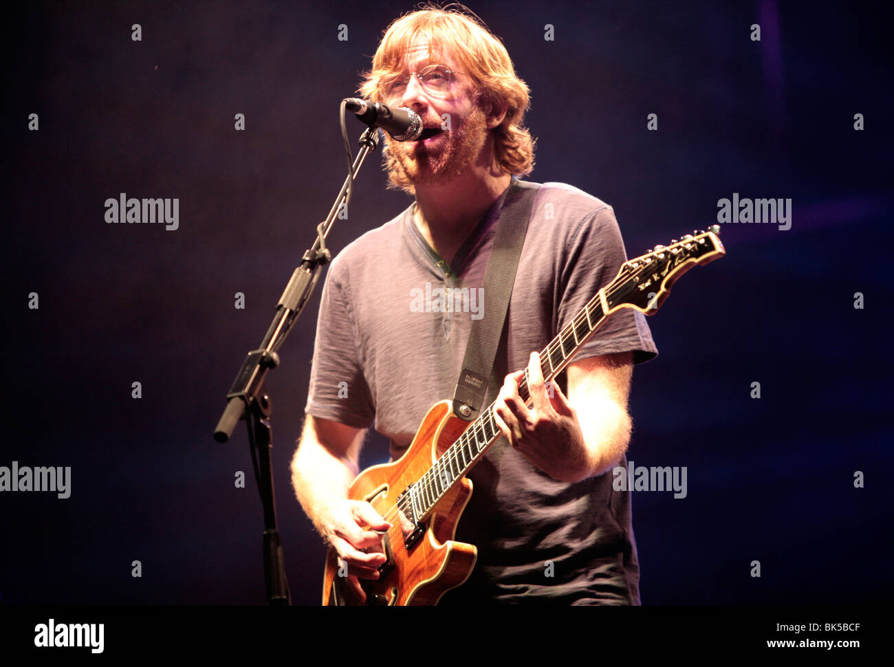 Trey Anastasio of Phish performs at Bonnaroo Stock Photo - Alamy