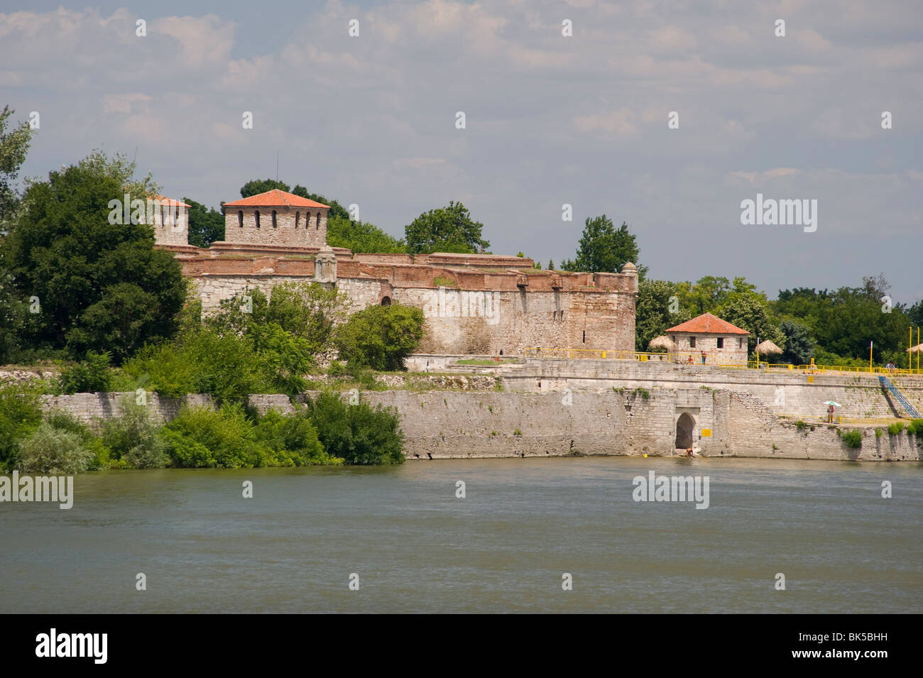 The Vidin Fortress on the banks of the Danube River in Vidin, Bulgaria ...