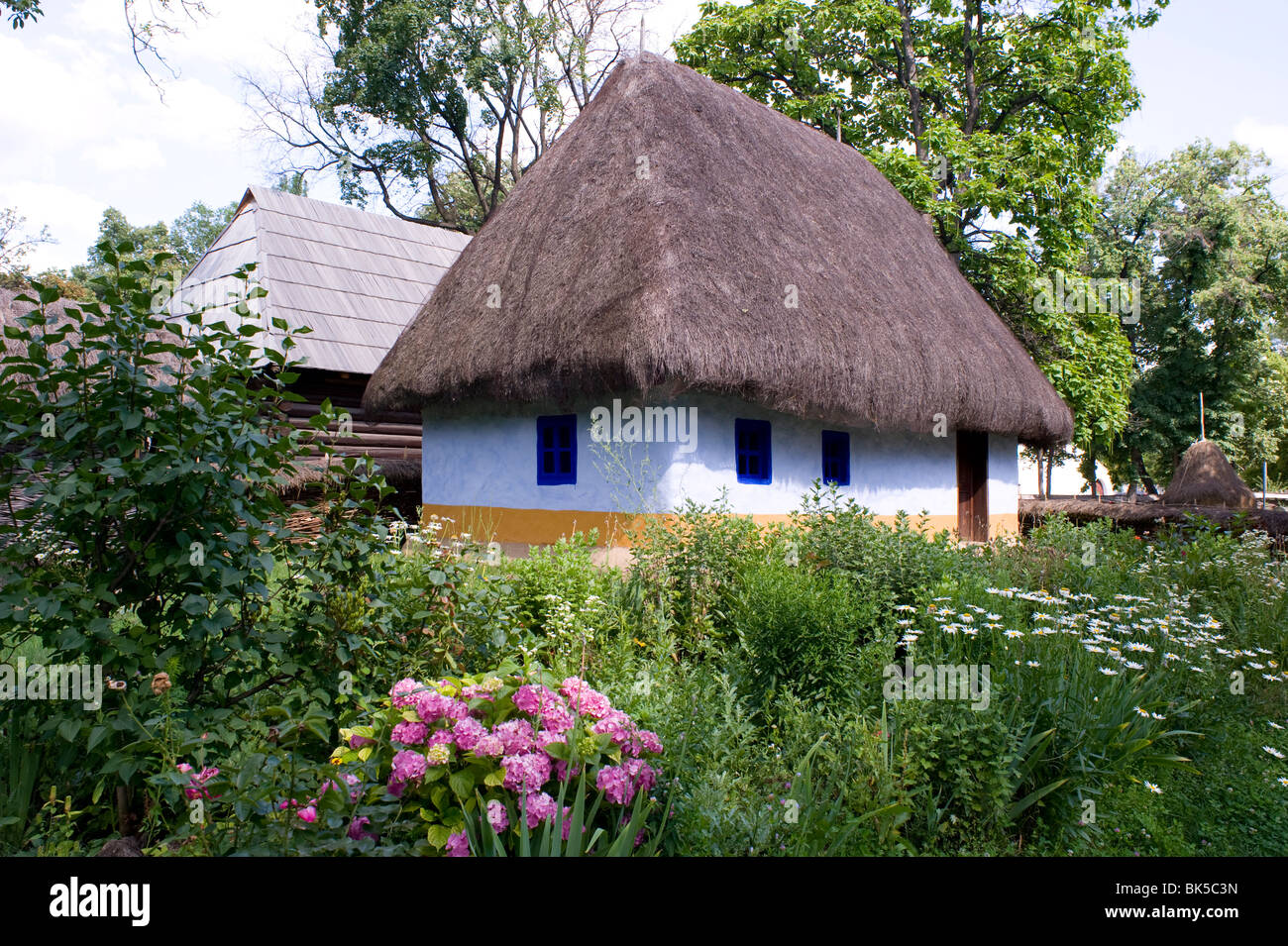 Traditional rural buildings in the open air Village and Folk Art Museum ...
