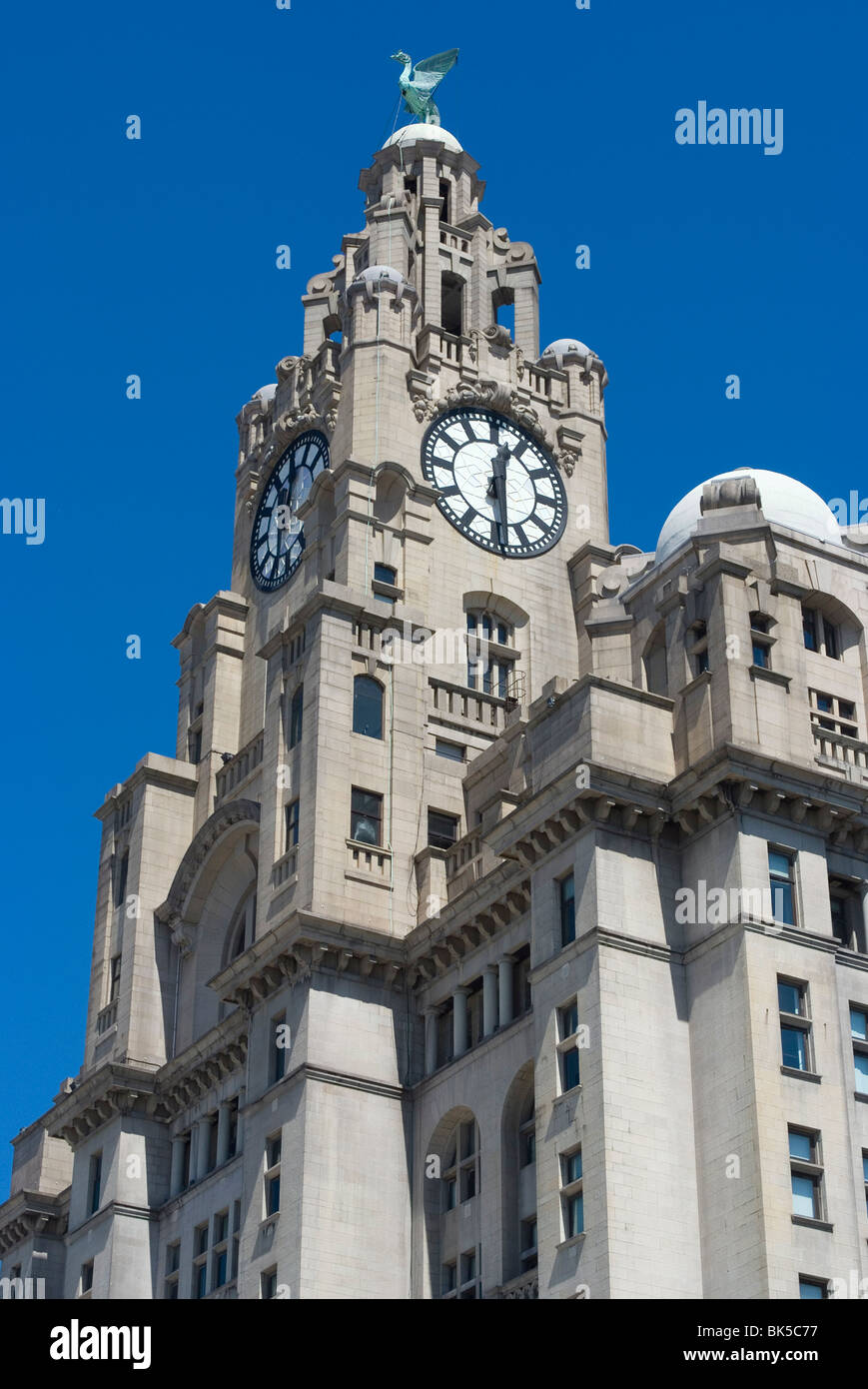 The Liver Building, one of the Three Graces, Liverpool, Merseyside ...