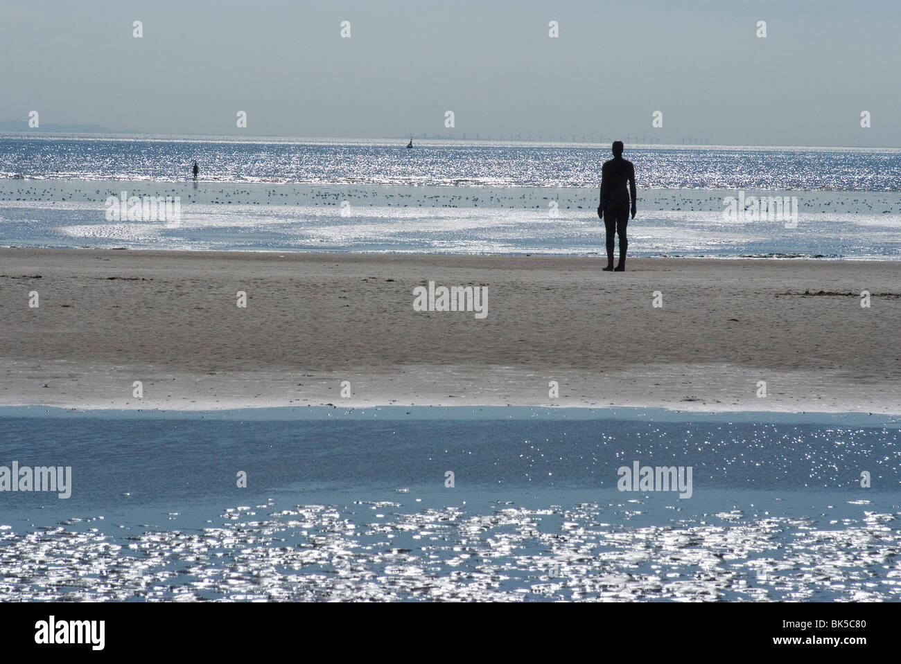 Two of the 100 men of Another Place, also known as The Iron Men,by ...