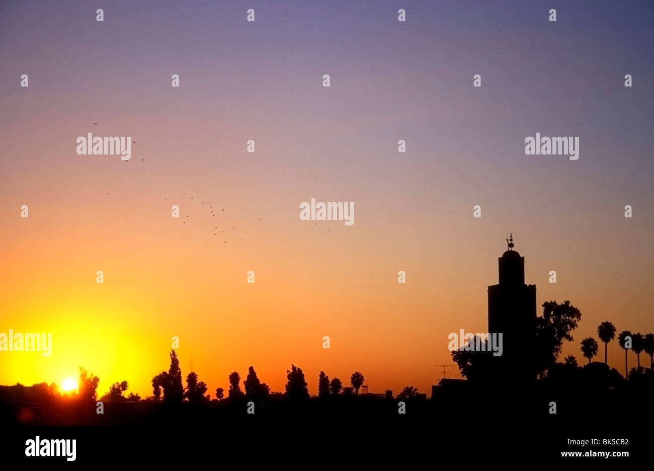 Marrakech skyline silhouette hi-res stock photography and images - Alamy