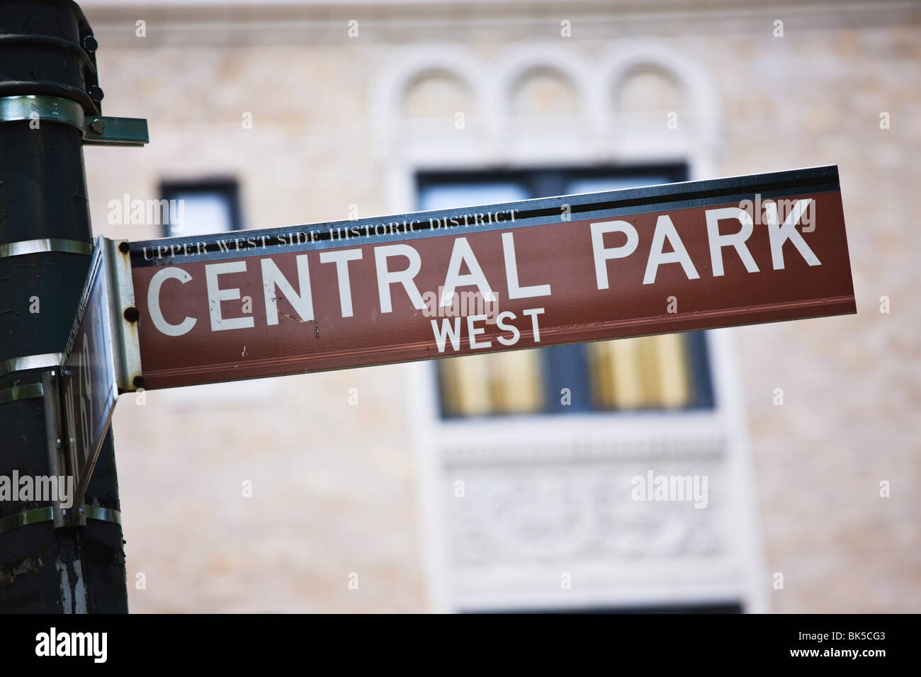 Central Park signpost, Manhattan, New York City, New York, United ...
