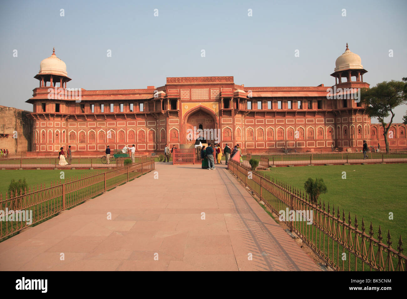 Interior of Agra Fort, UNESCO World Heritage Site, Agra, Uttar Pradesh ...