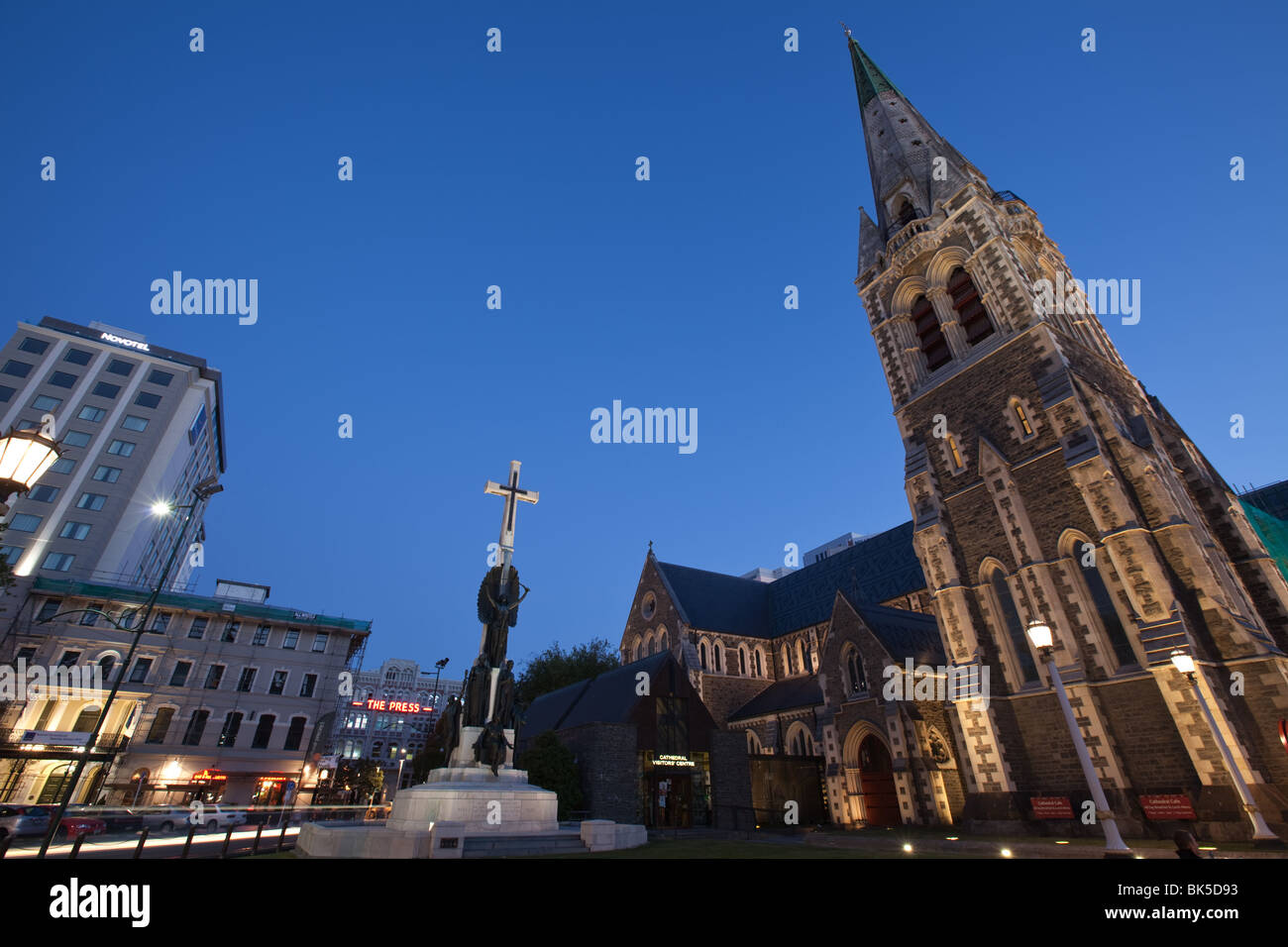 Christchurch cathedral square hi-res stock photography and images - Alamy