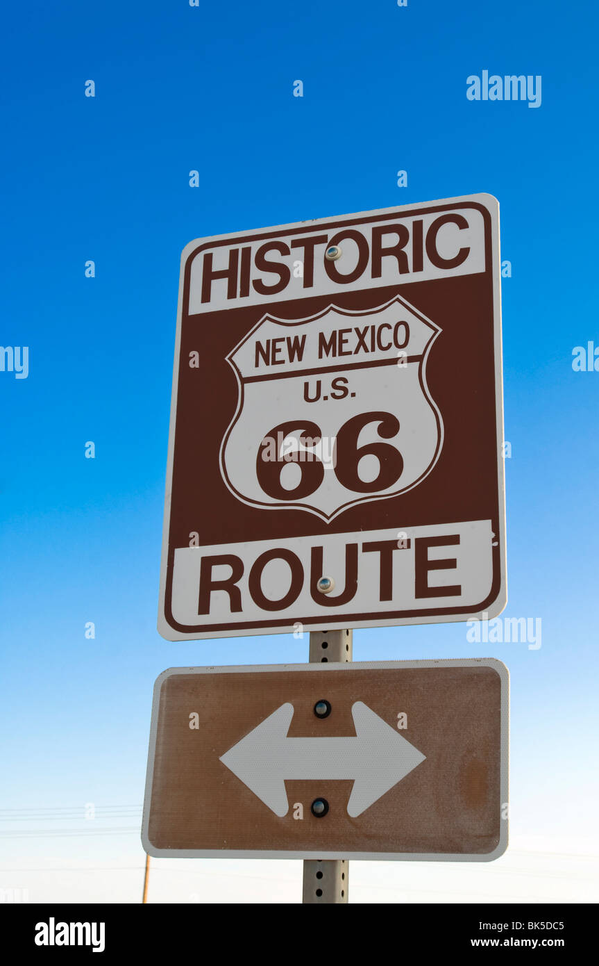 Route 66 road sign hi-res stock photography and images - Alamy