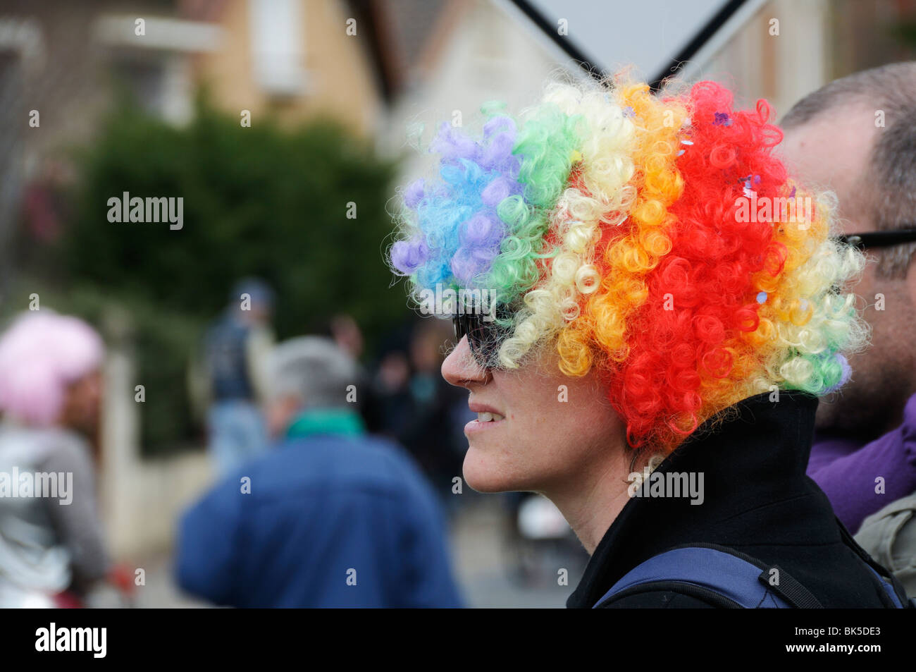 Coloured wig hi-res stock photography and images - Alamy