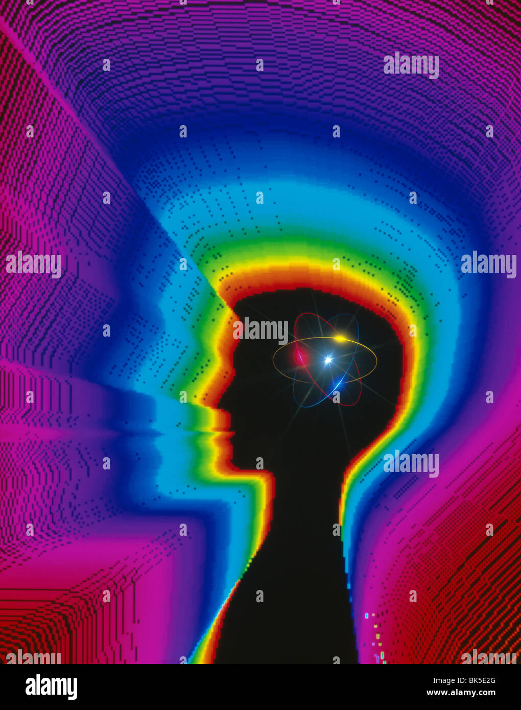 Human brain wired hi-res stock photography and images - Alamy