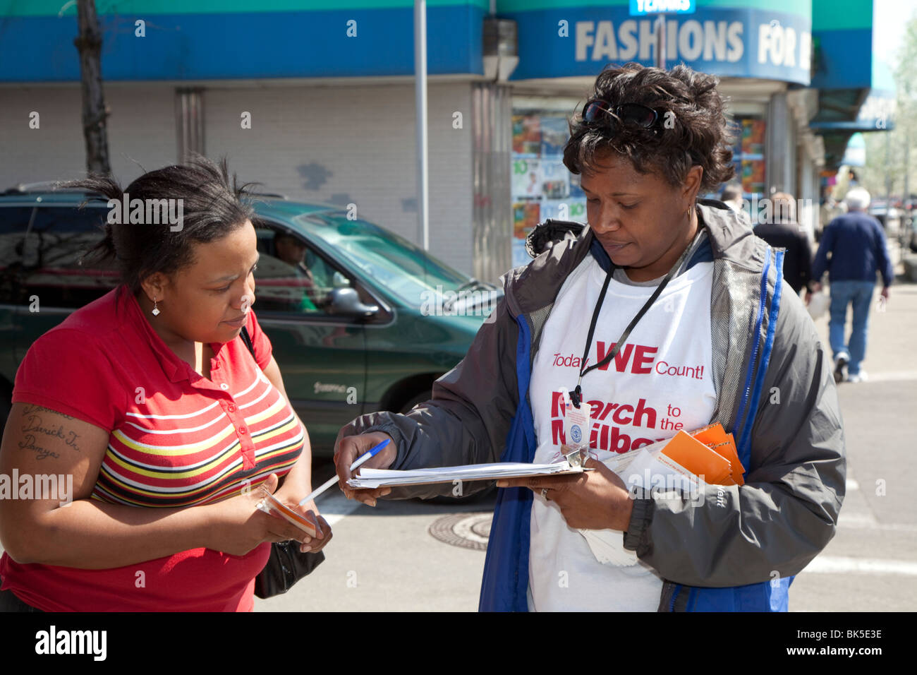 Census bureau worker hi-res stock photography and images - Alamy