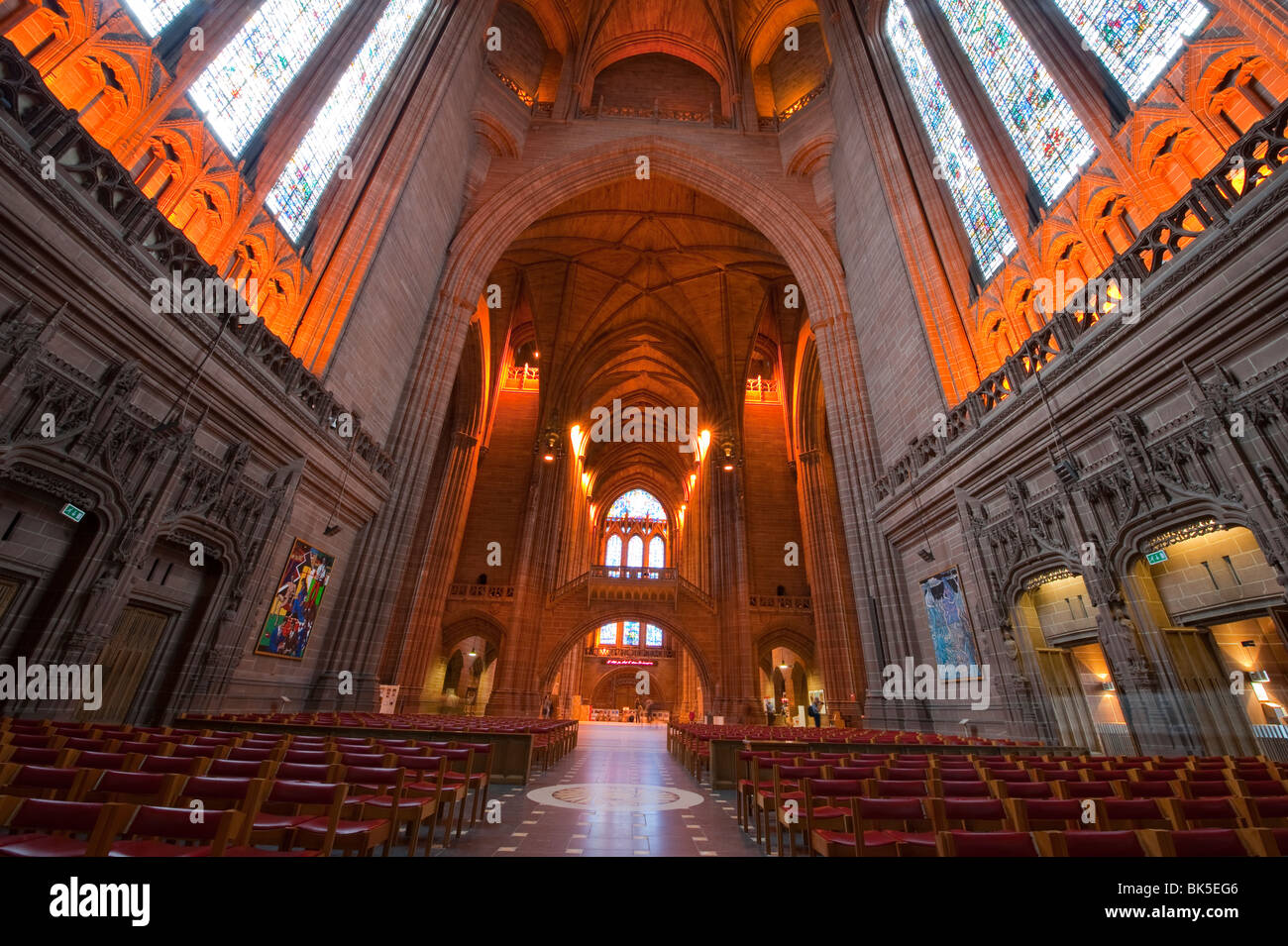 Interior of liverpool cathedral hi-res stock photography and images - Alamy
