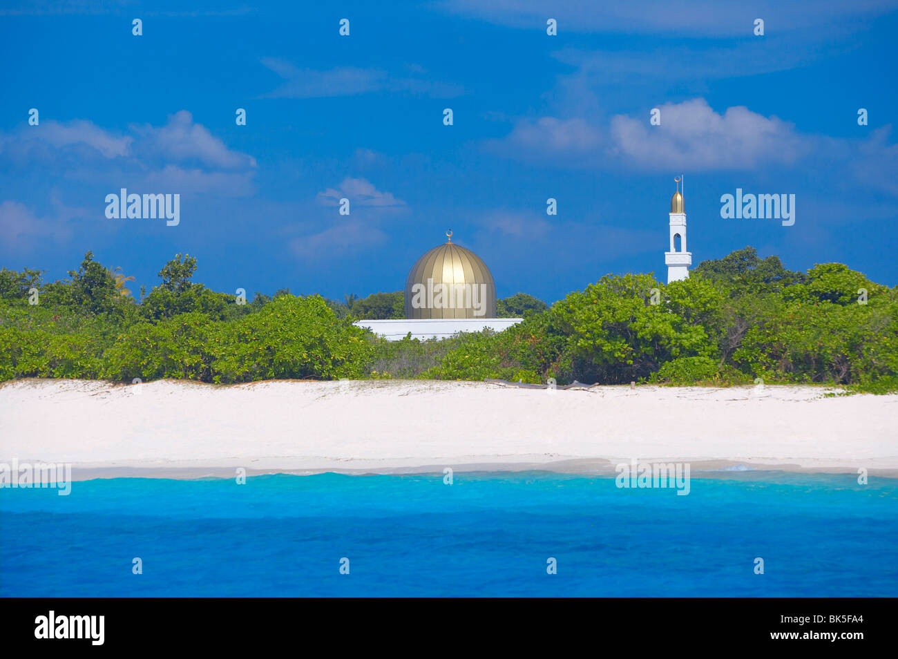 Mosque in the Maldives, Indian Ocean, Asia Stock Photo - Alamy