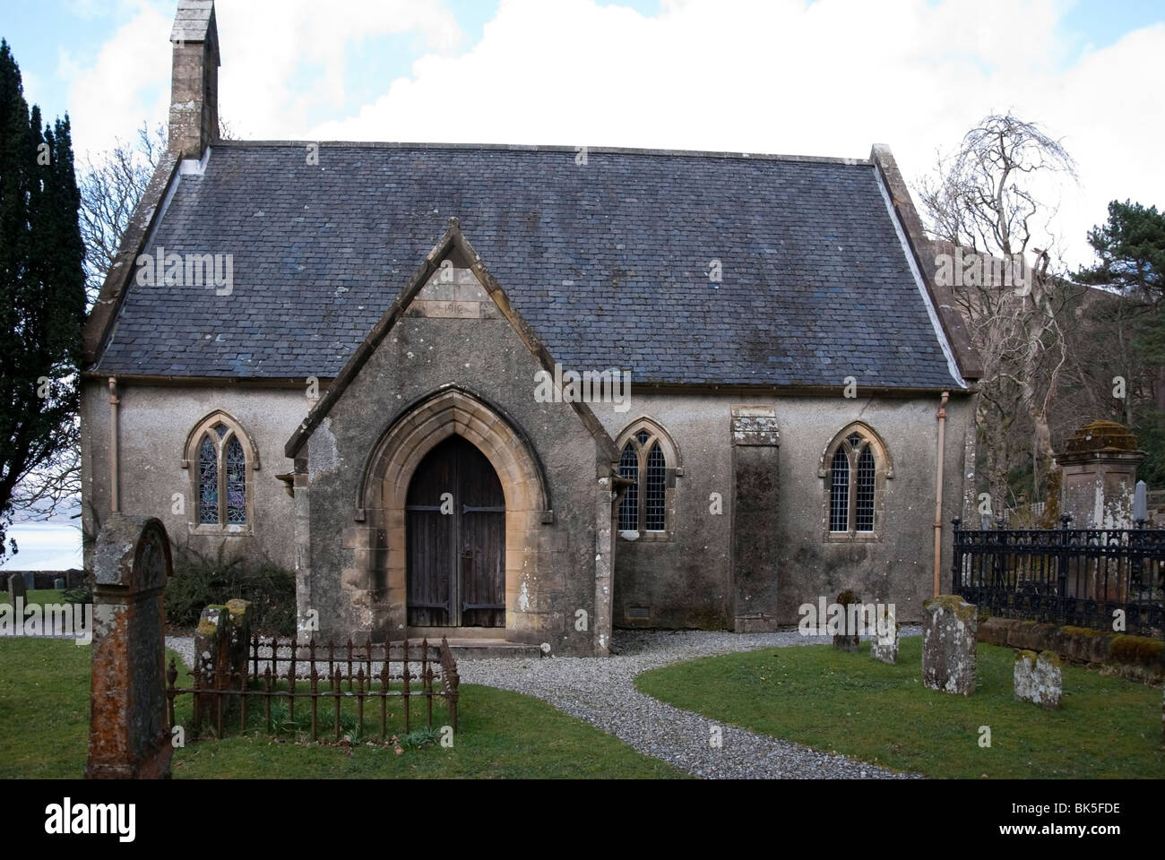 Inverchaolain church loch striven hi-res stock photography and images ...