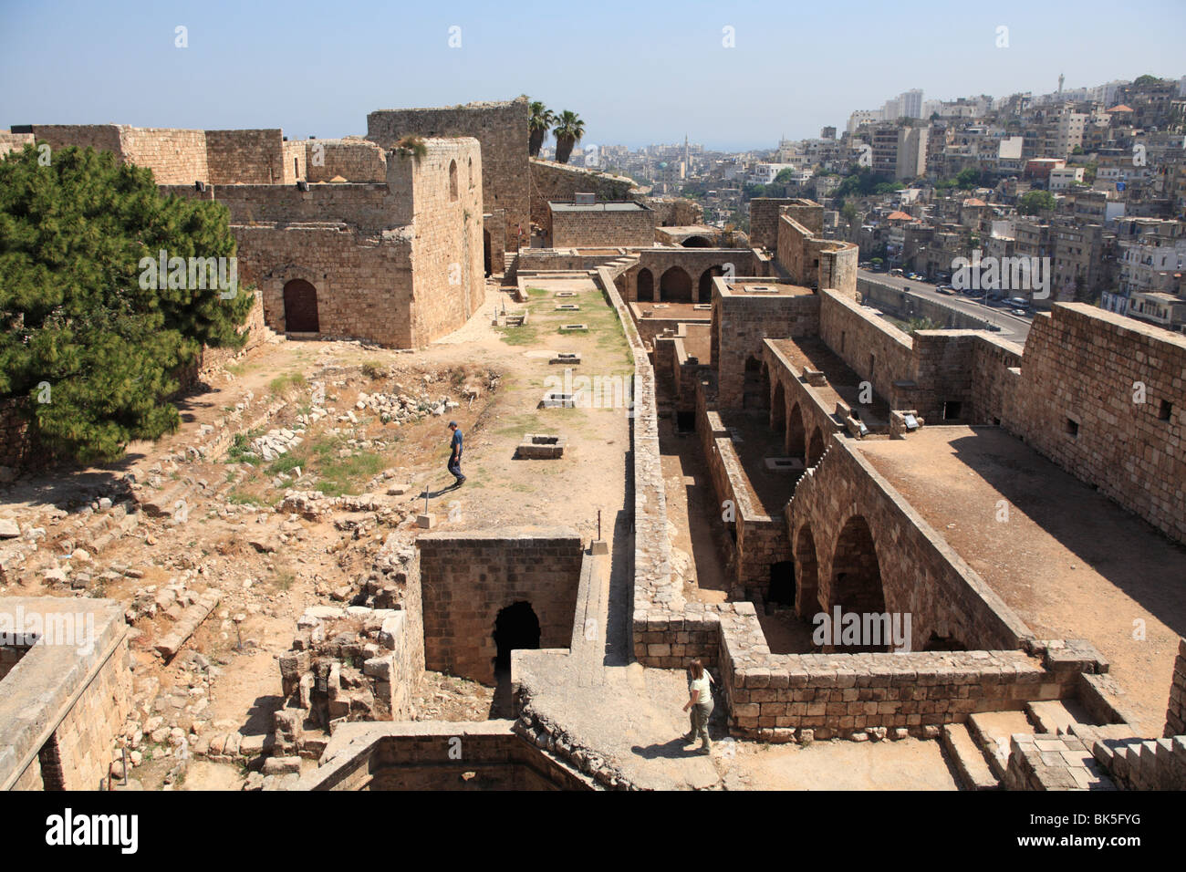 Citadel of Raymond de Saint-Gilles, Tripoli, Lebanon, Middle East Stock ...