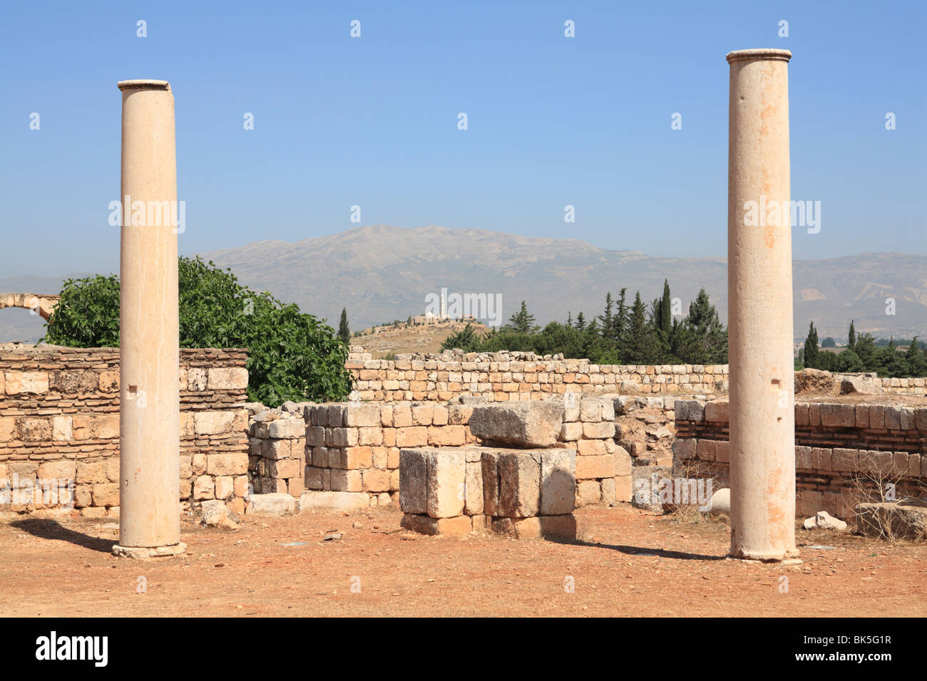 Umayyad period ruins, Aanjar, UNESCO World Heritage Site, Bekka Valley ...