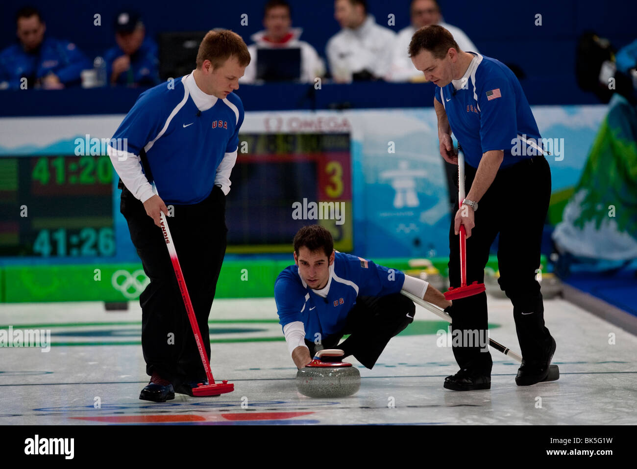 Sport olympics curling men hi-res stock photography and images - Alamy