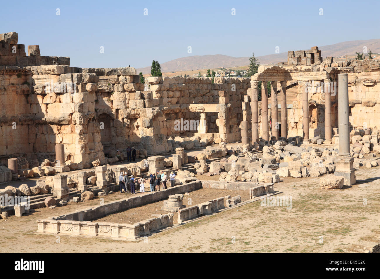 Baalbek Temple complex, UNESCO World Heritage Site, Bekka Valley ...