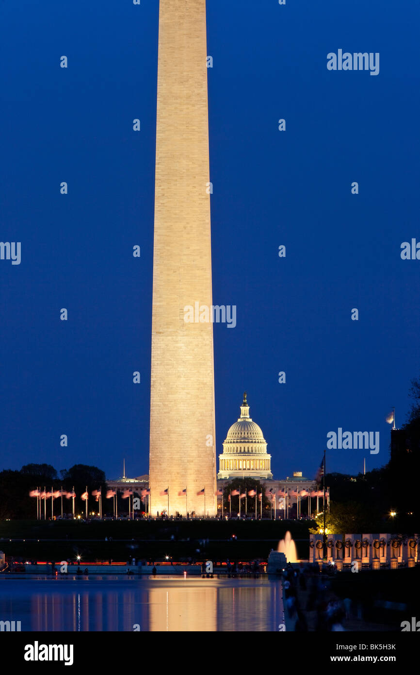 Washington monument and us capitol hi-res stock photography and images ...