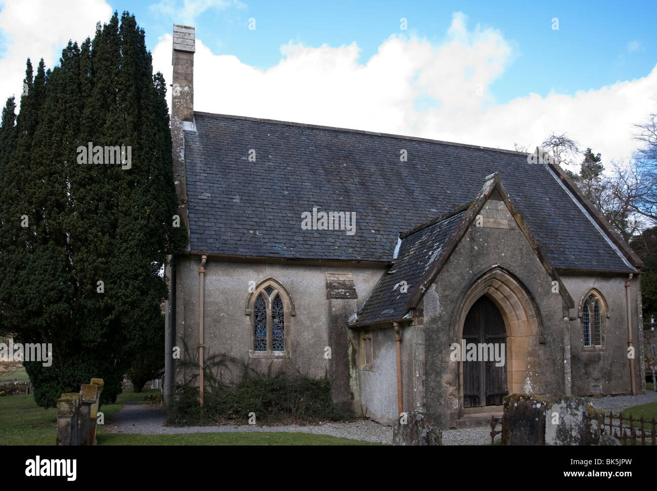Inverchaolain Church Loch Striven Stock Photo - Alamy