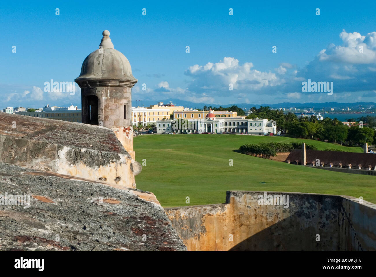 View of Old San Juan from the El Morro Fort, Puerto Rico Stock Photo ...