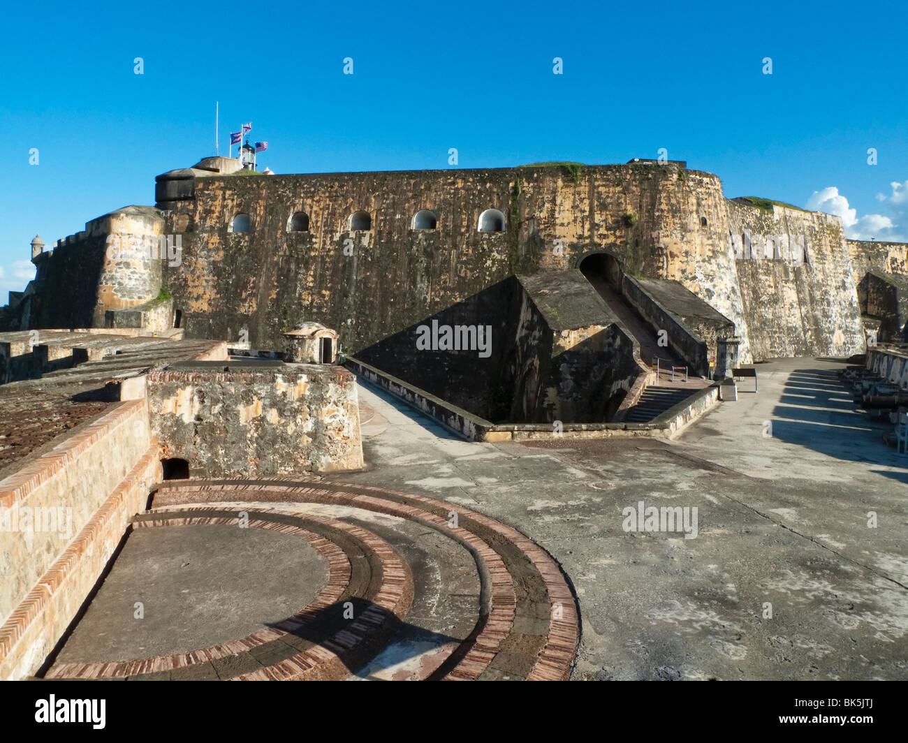 Ramparts of El Morro Fort, San Juan National Historic Site, Puerto Rico ...